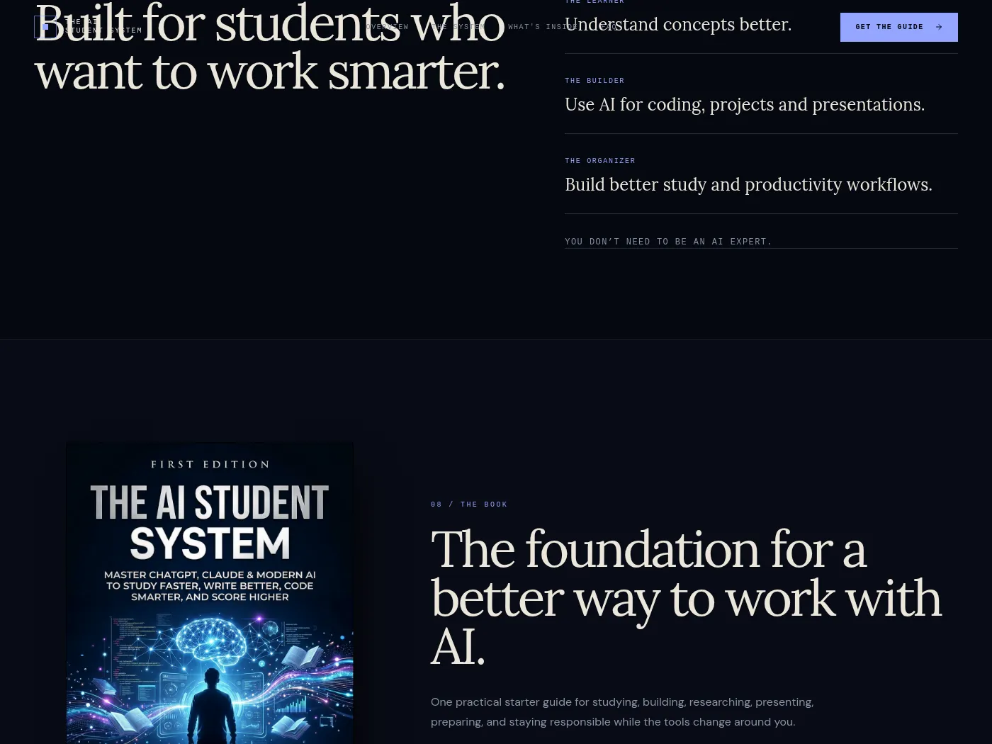 AI Student System Site