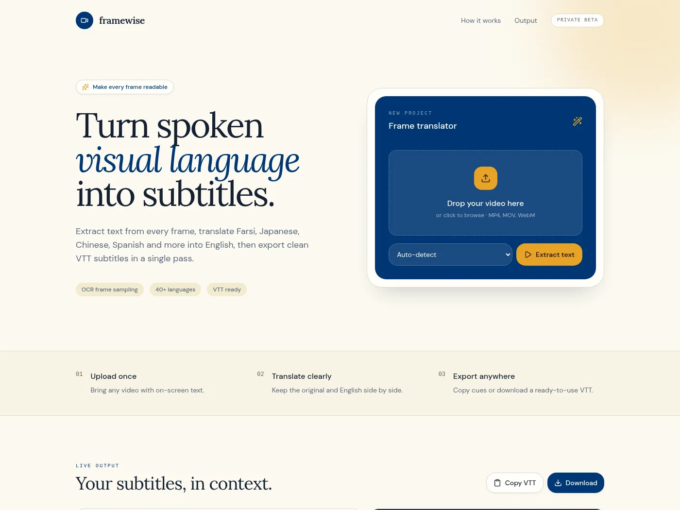 Video OCR Translator