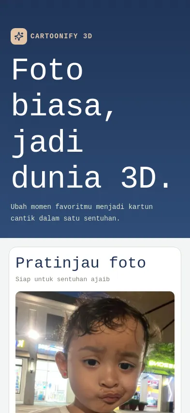 Cartoonify 3D Photo