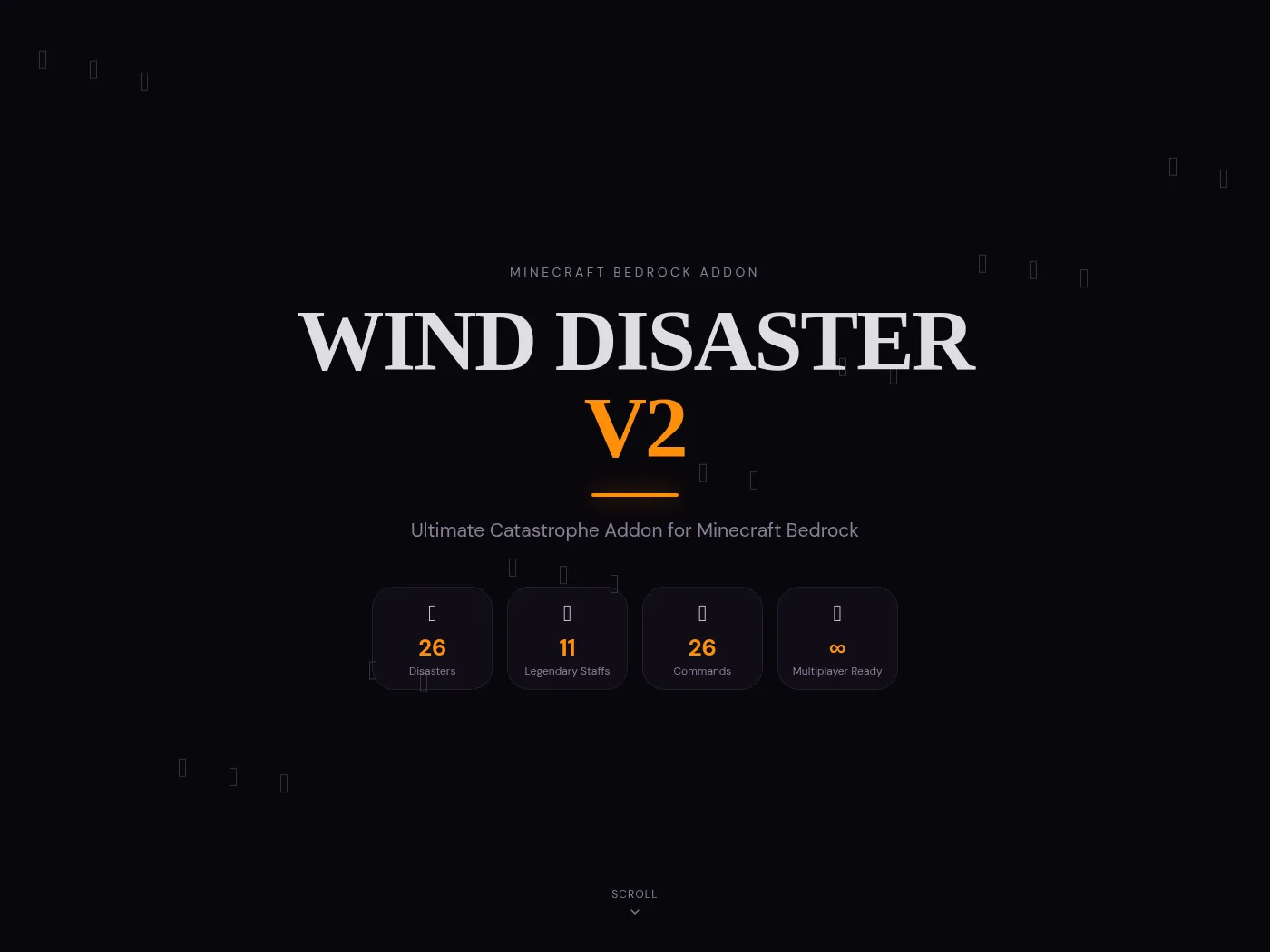 Wind Disaster V2 Addon.mcaddon