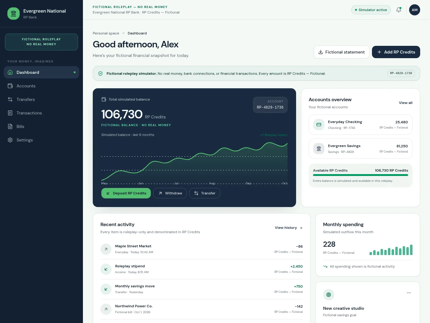 Evergreen RP Bank