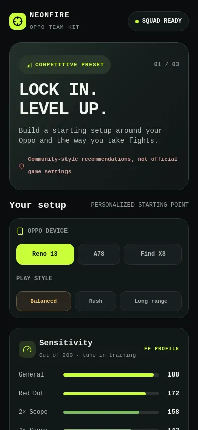 Neon Fire Optimize