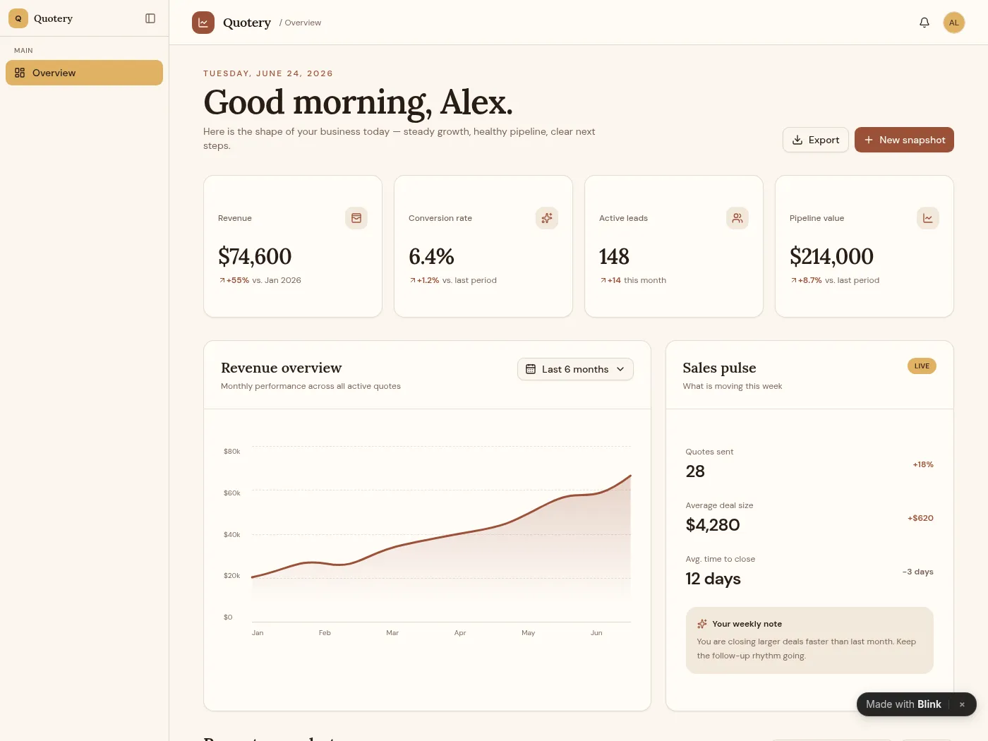 SaaS Starter App