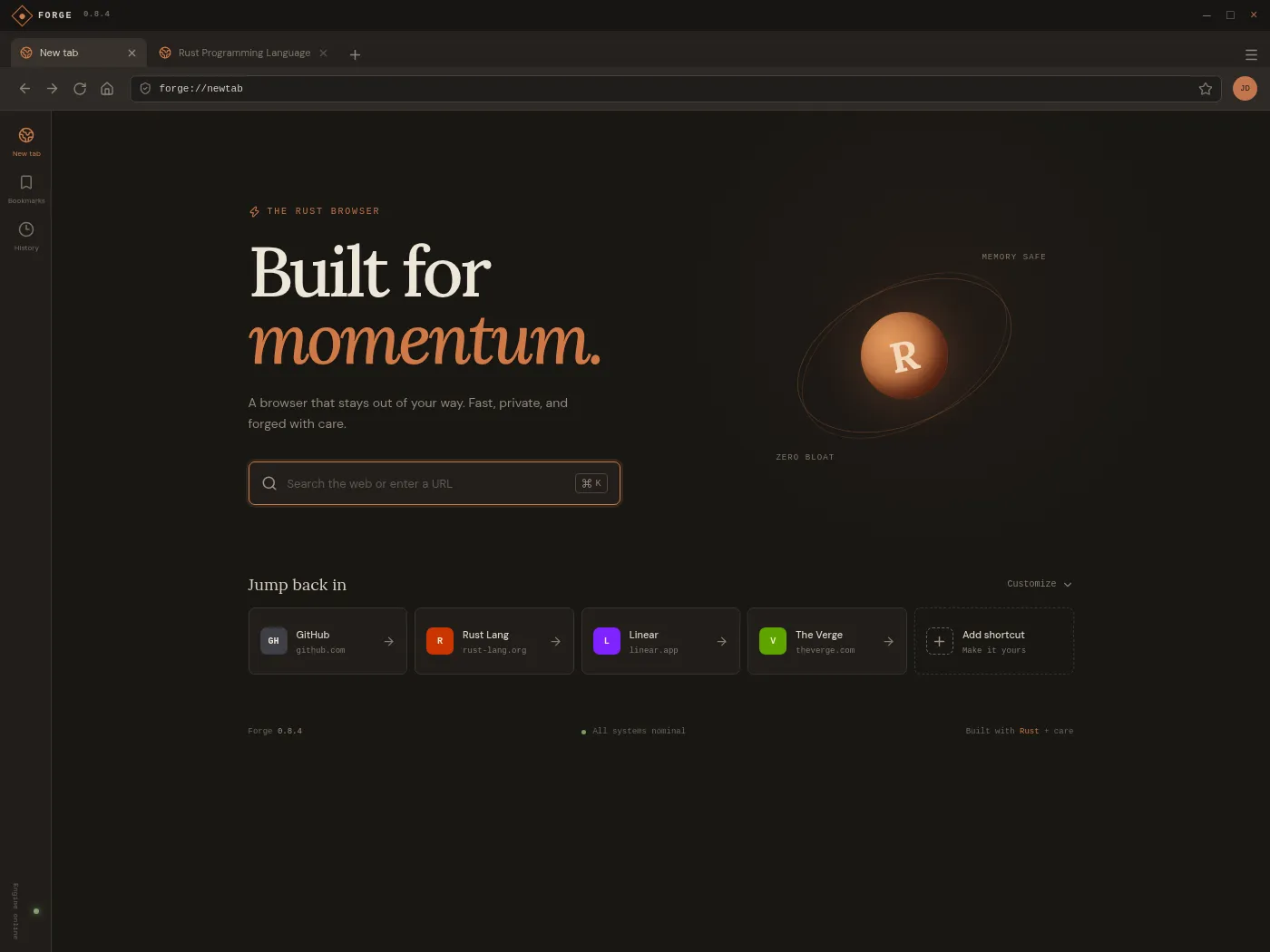 Rust Browser Clone