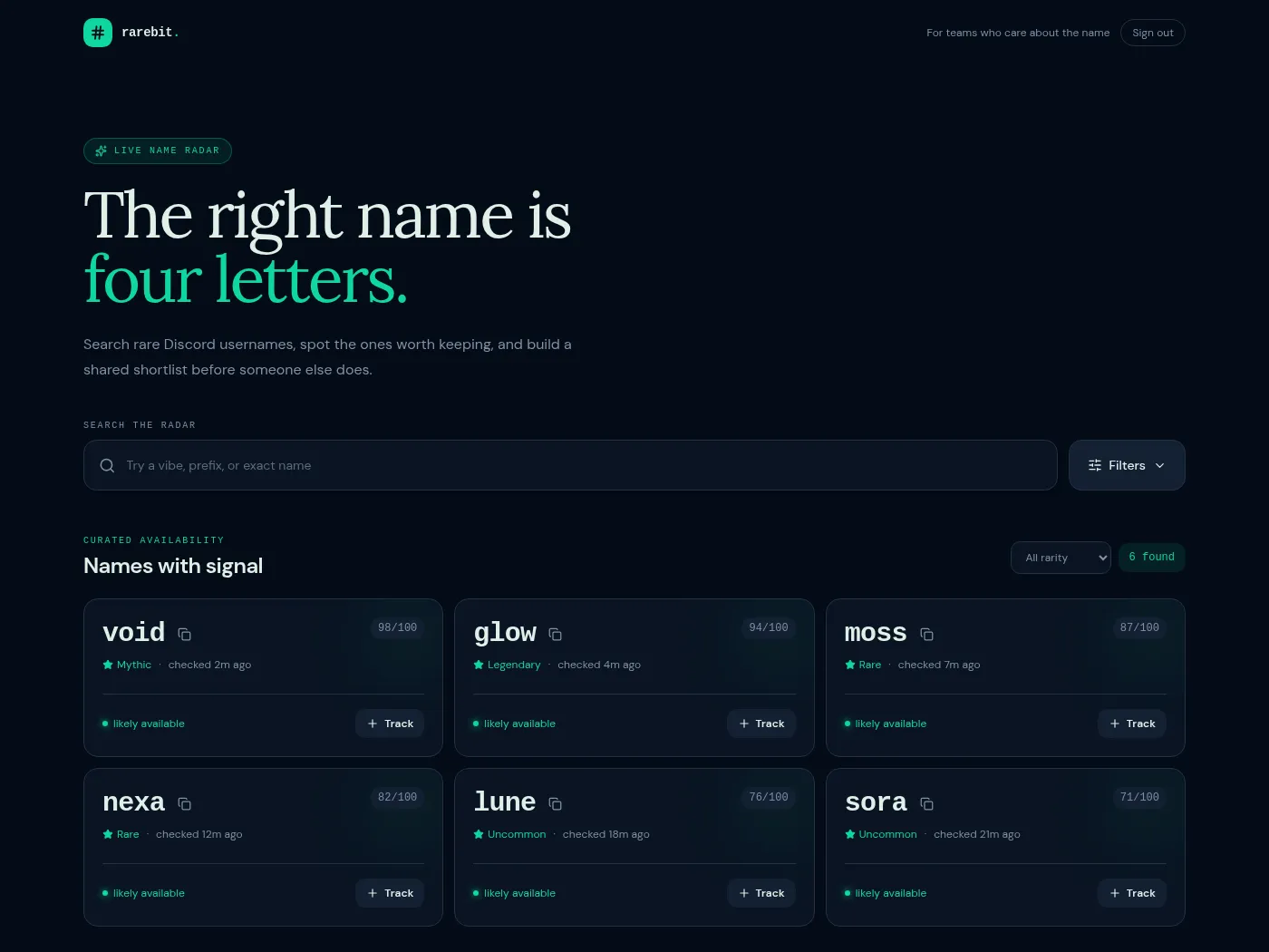 Discord Name Finder