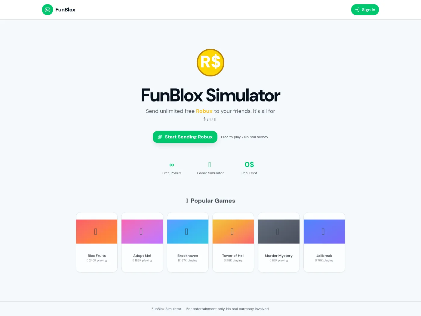 FunBlox Simulator