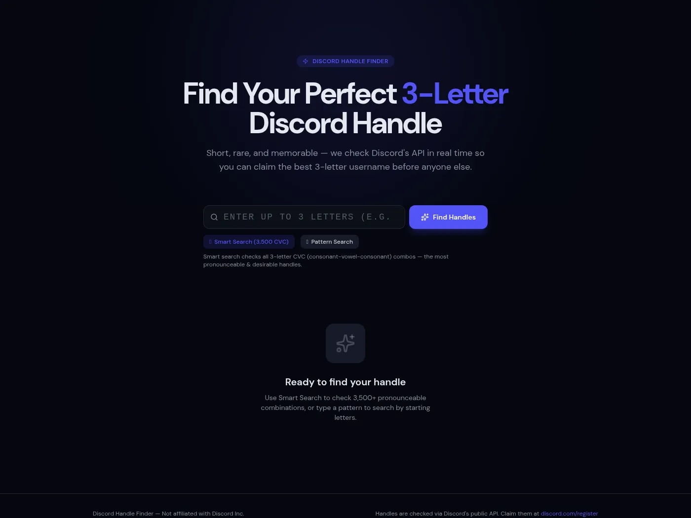 Discord Handle Finder