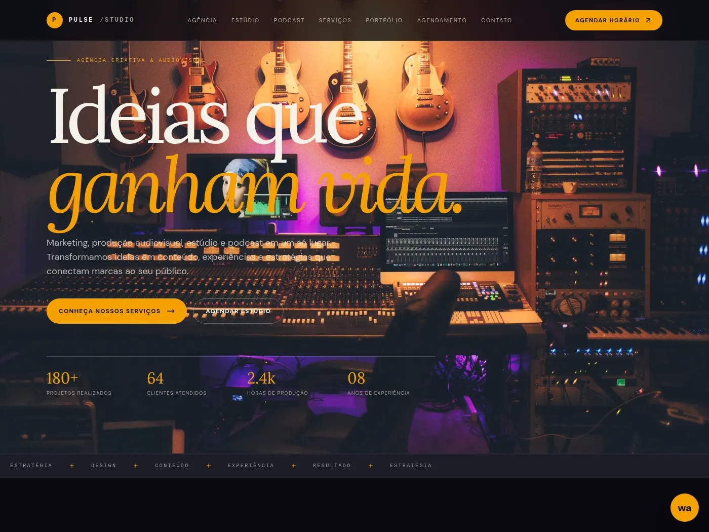 Pulse Studio Agency Site