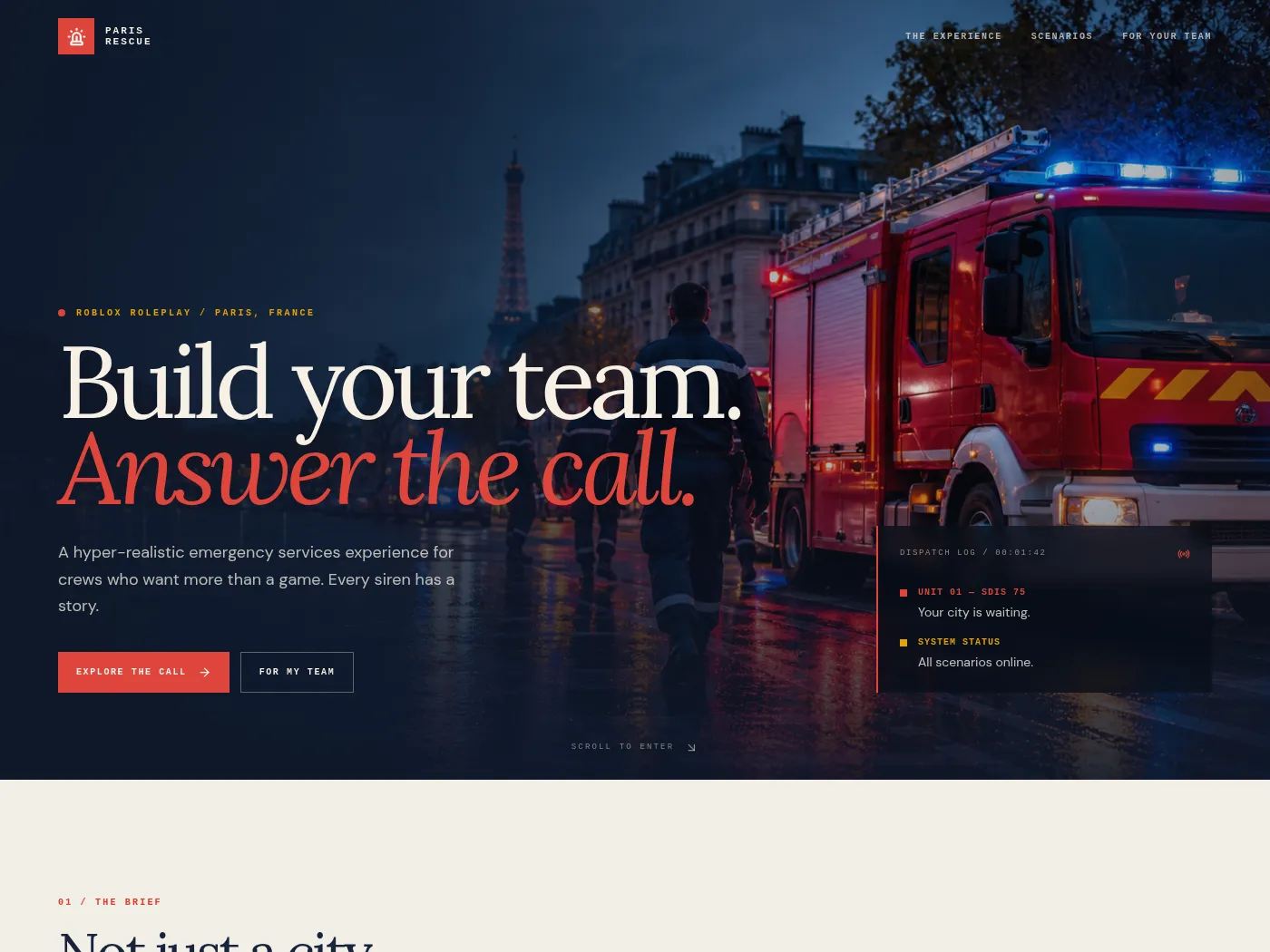 Paris Rescue Simulator