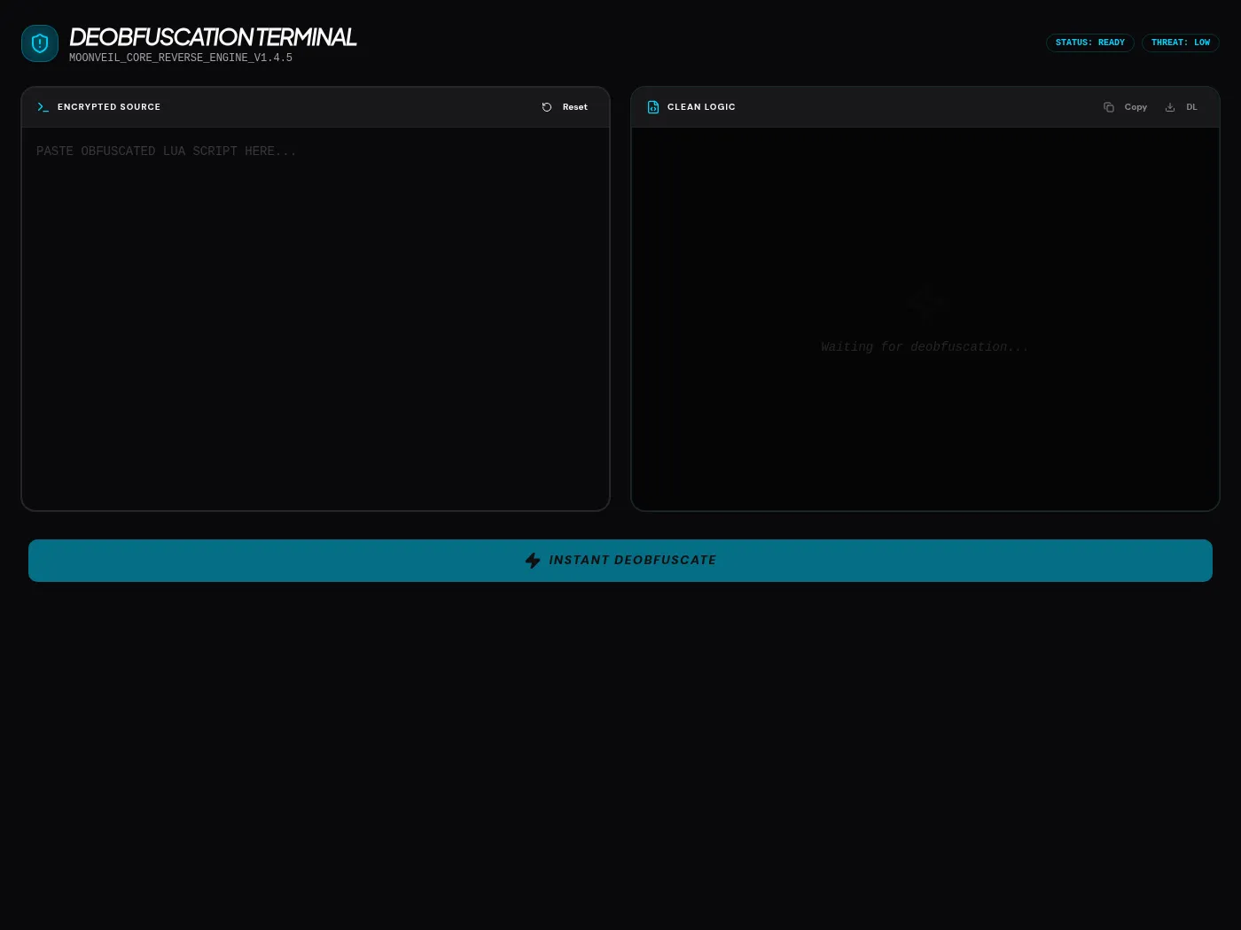 MoonVeil Deobfuscator Web
