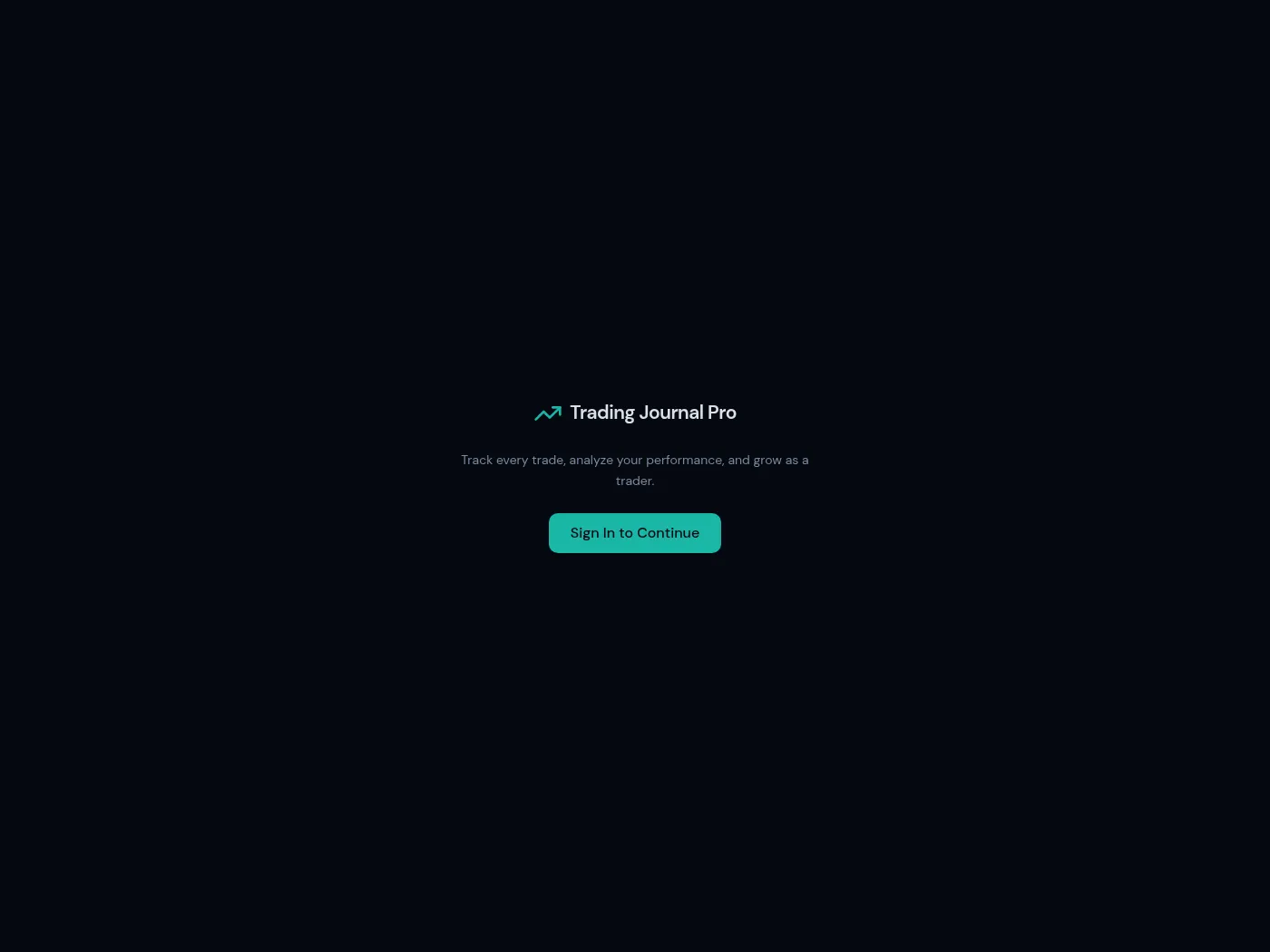 Trading Journal Pro
