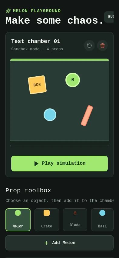Melon Playground Mobile