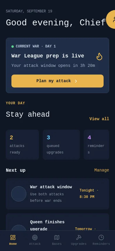 CoC Companion Mobile