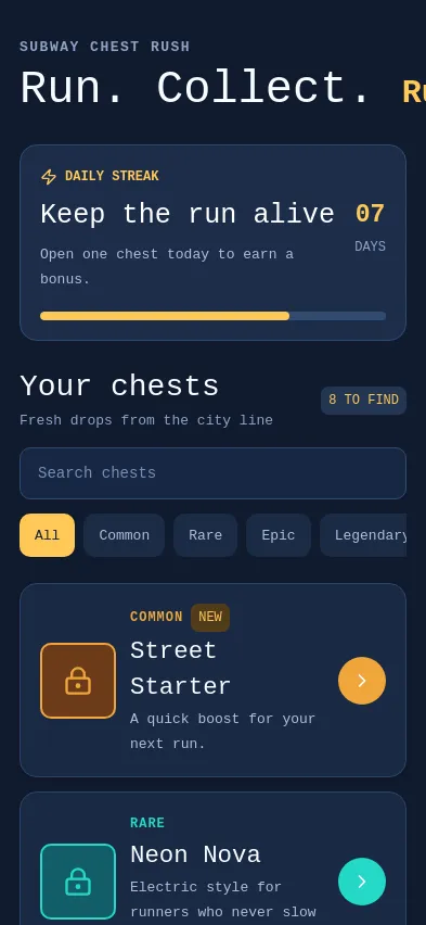 Subway Chest Rush