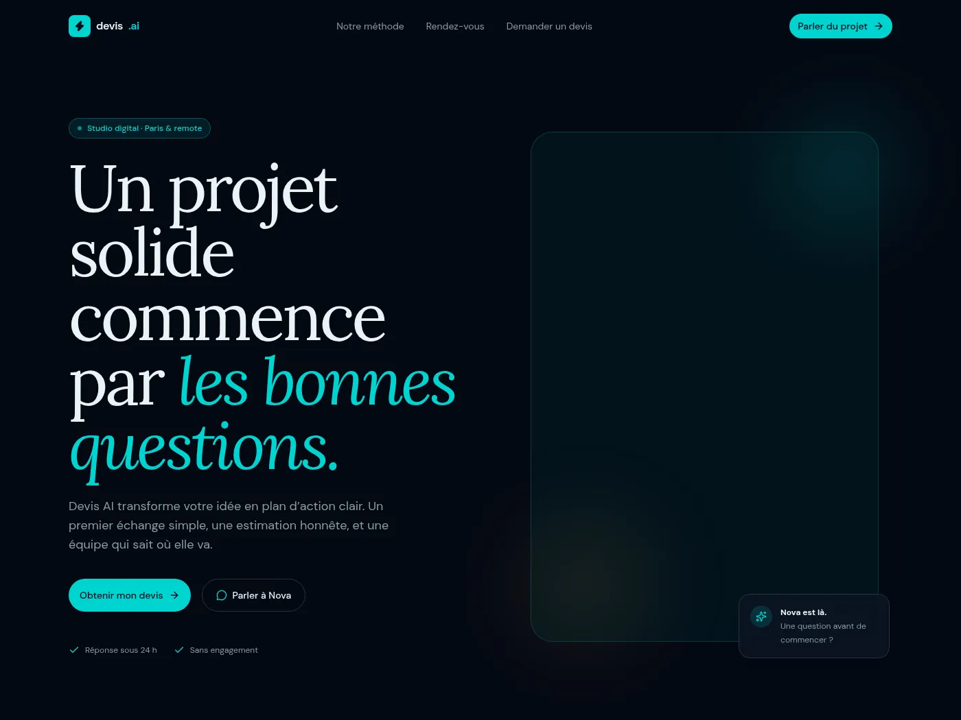 Devis AI Site