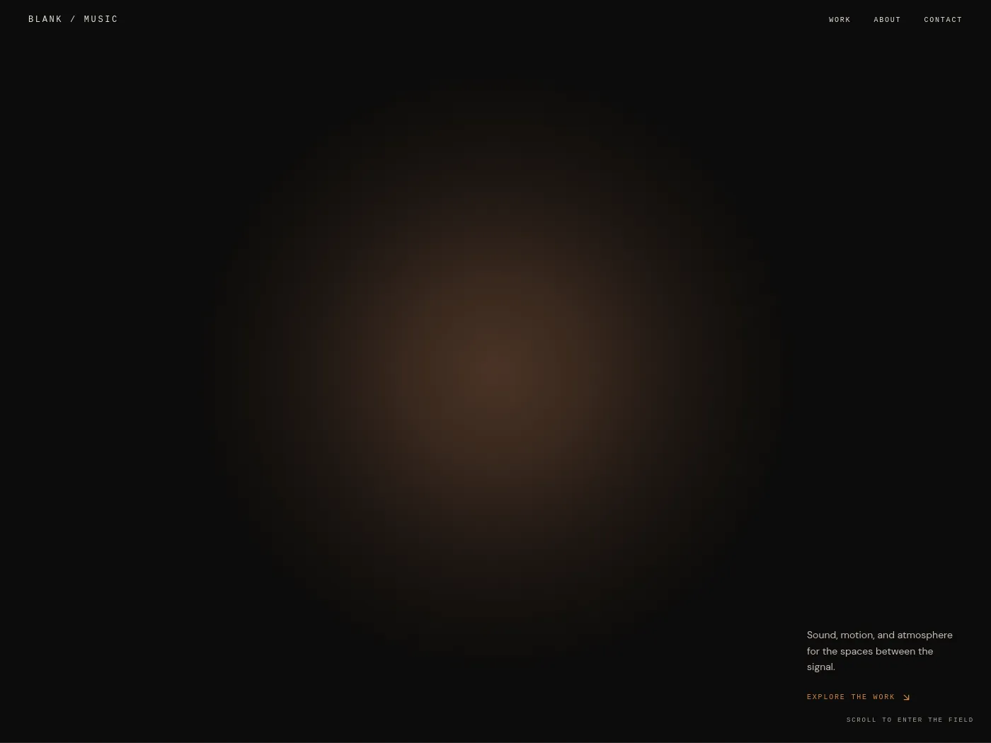 BLANK MUSIC Portfolio