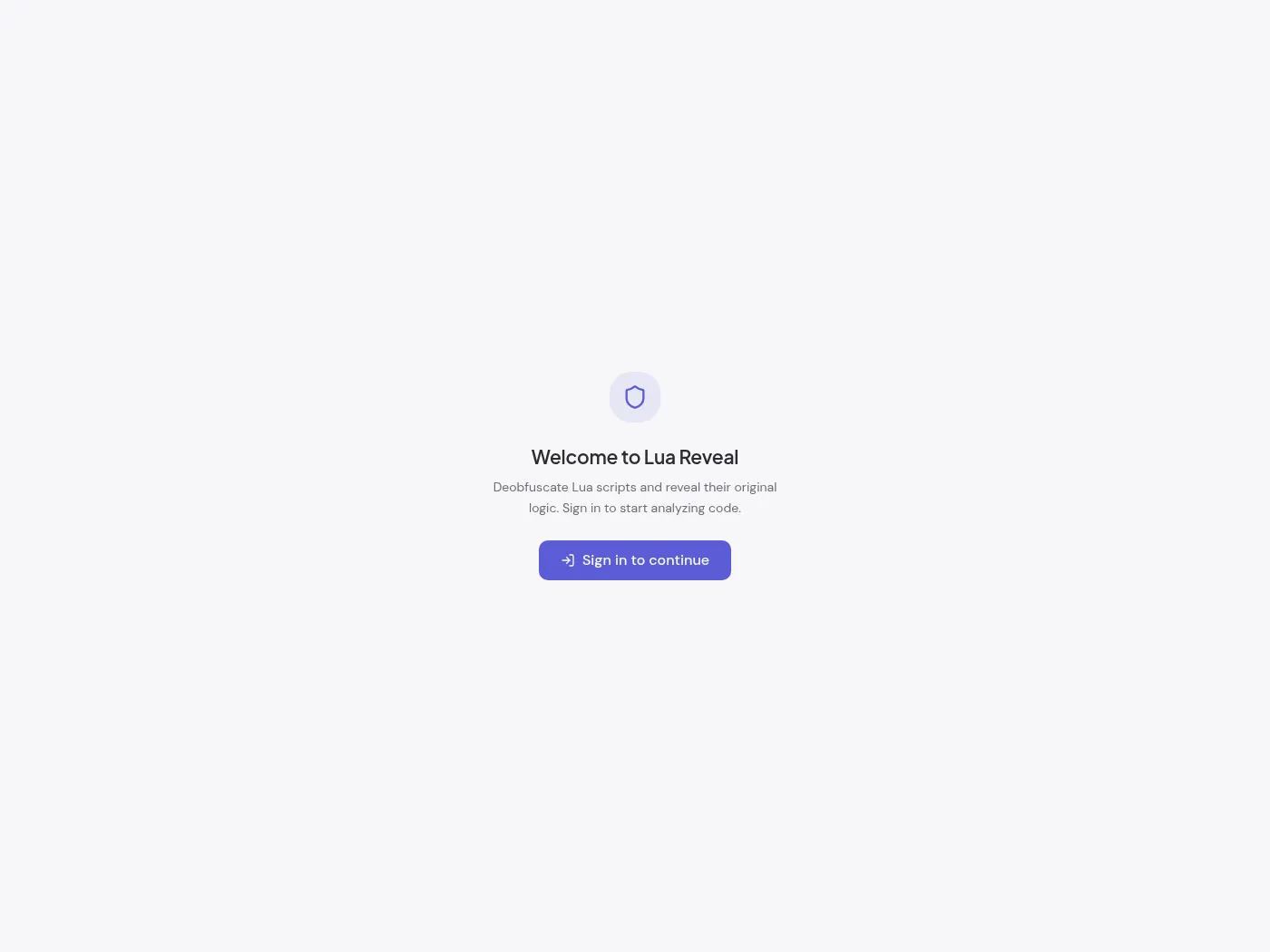 Lua Reveal Platform