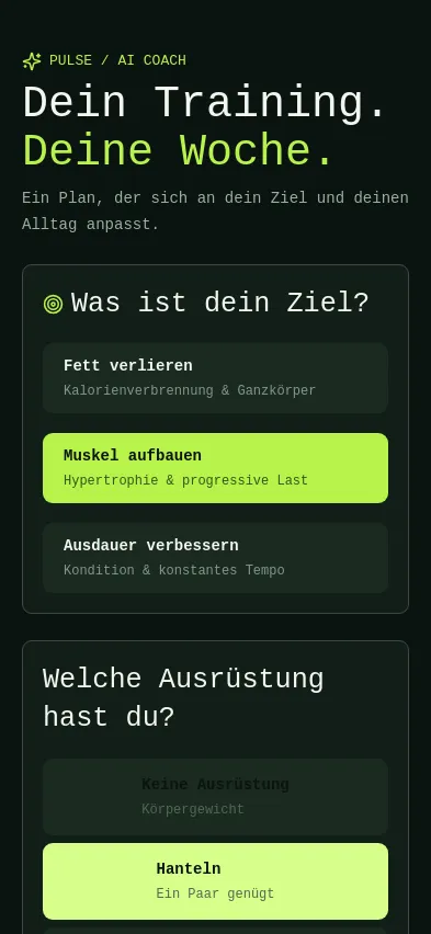AI Workout Generator