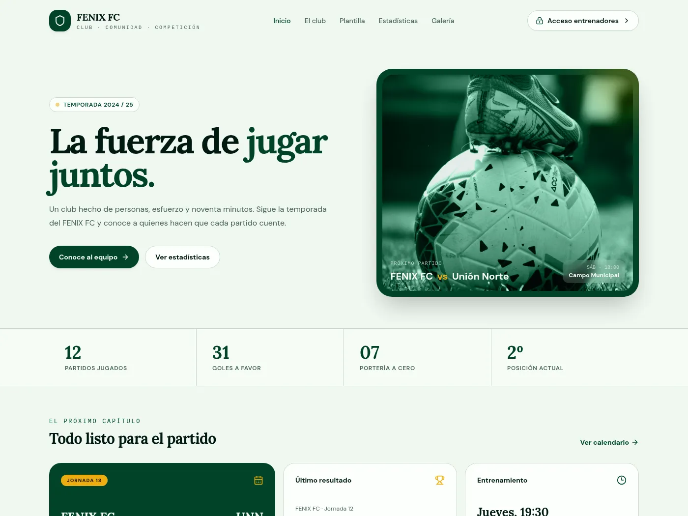 Fenix FC Manager