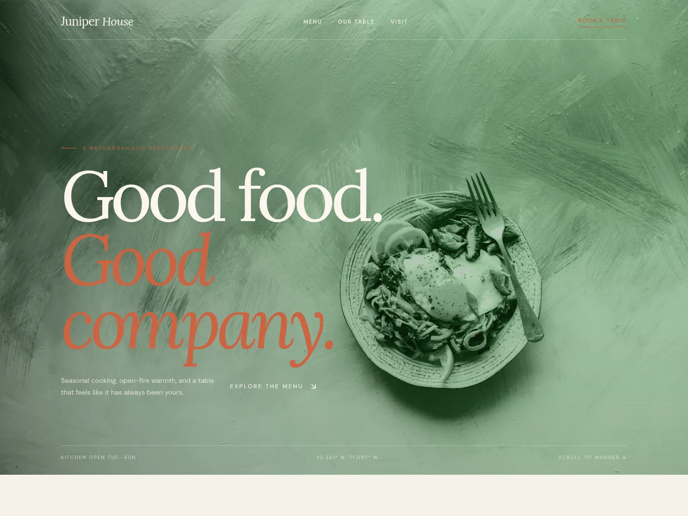 DinePro Restaurant Template