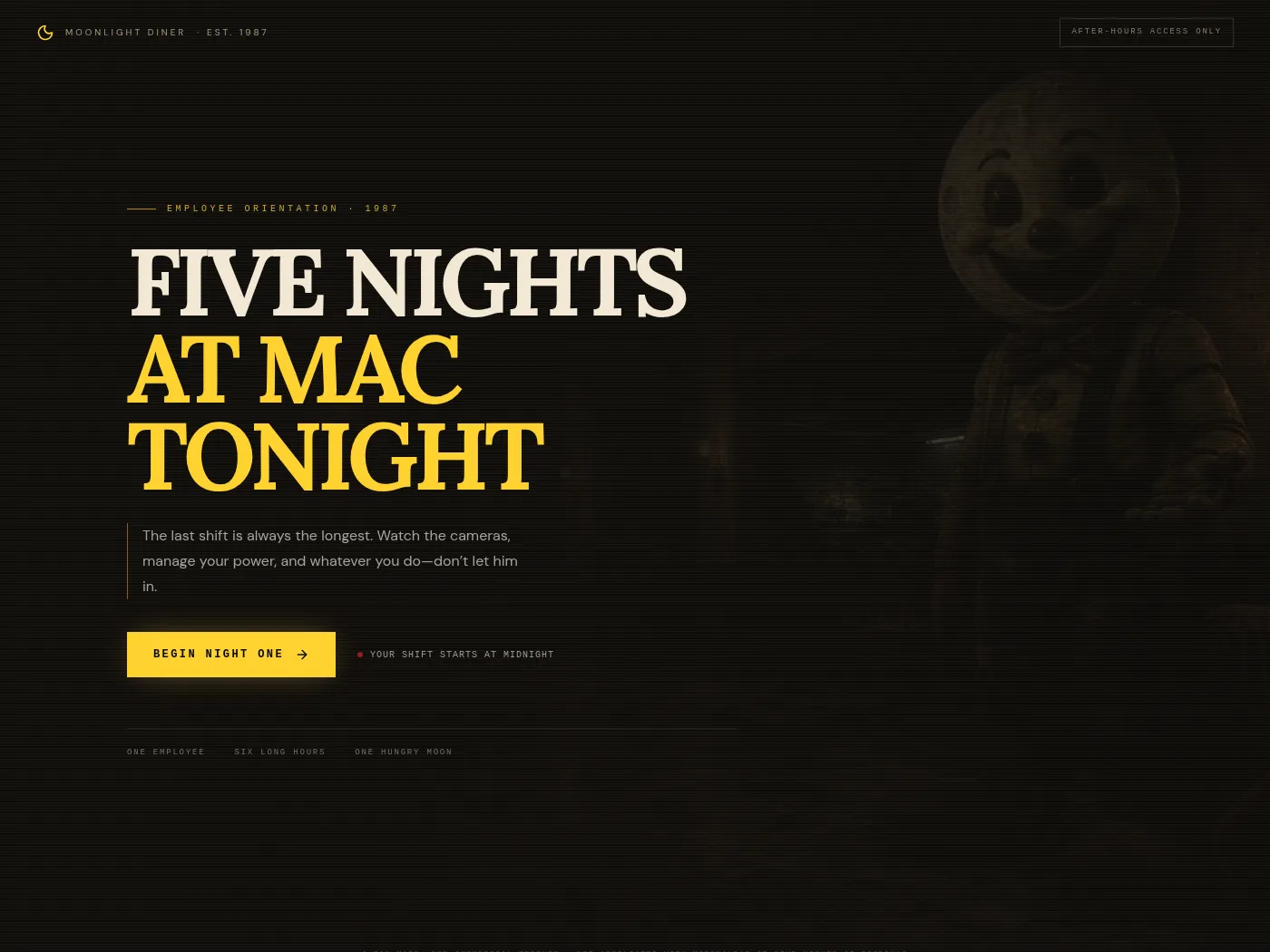 Five Nights At Mac Tonight