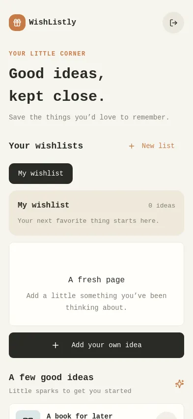 WishListly