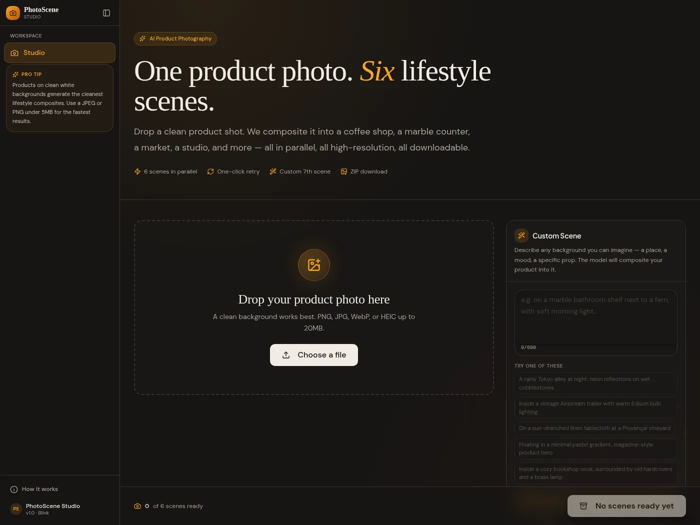 AI PhotoScene Studio