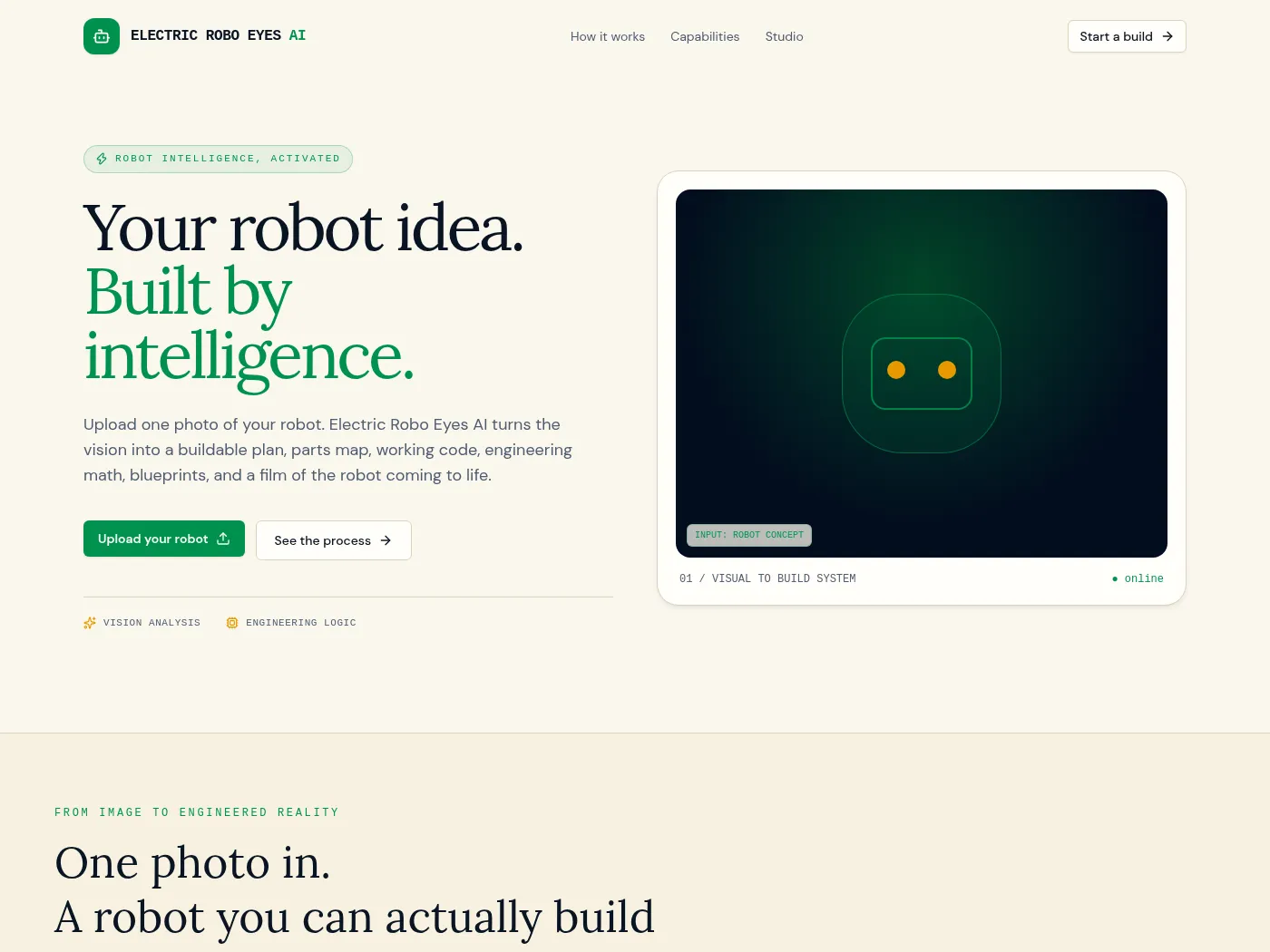 Electric Robo Eyes AI