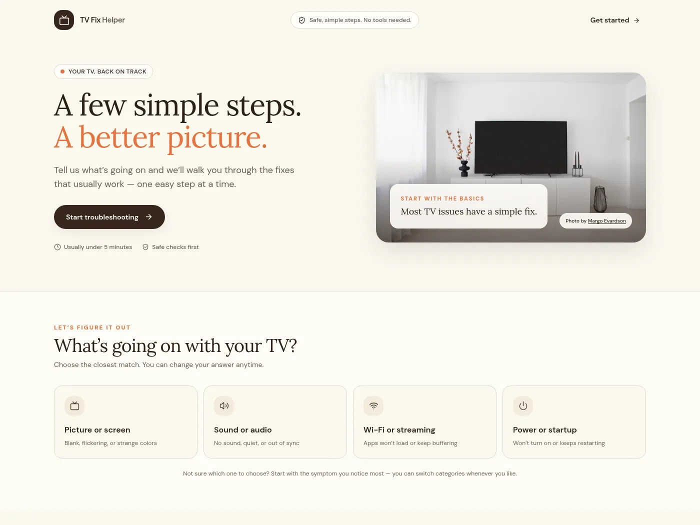 TV Fix Helper