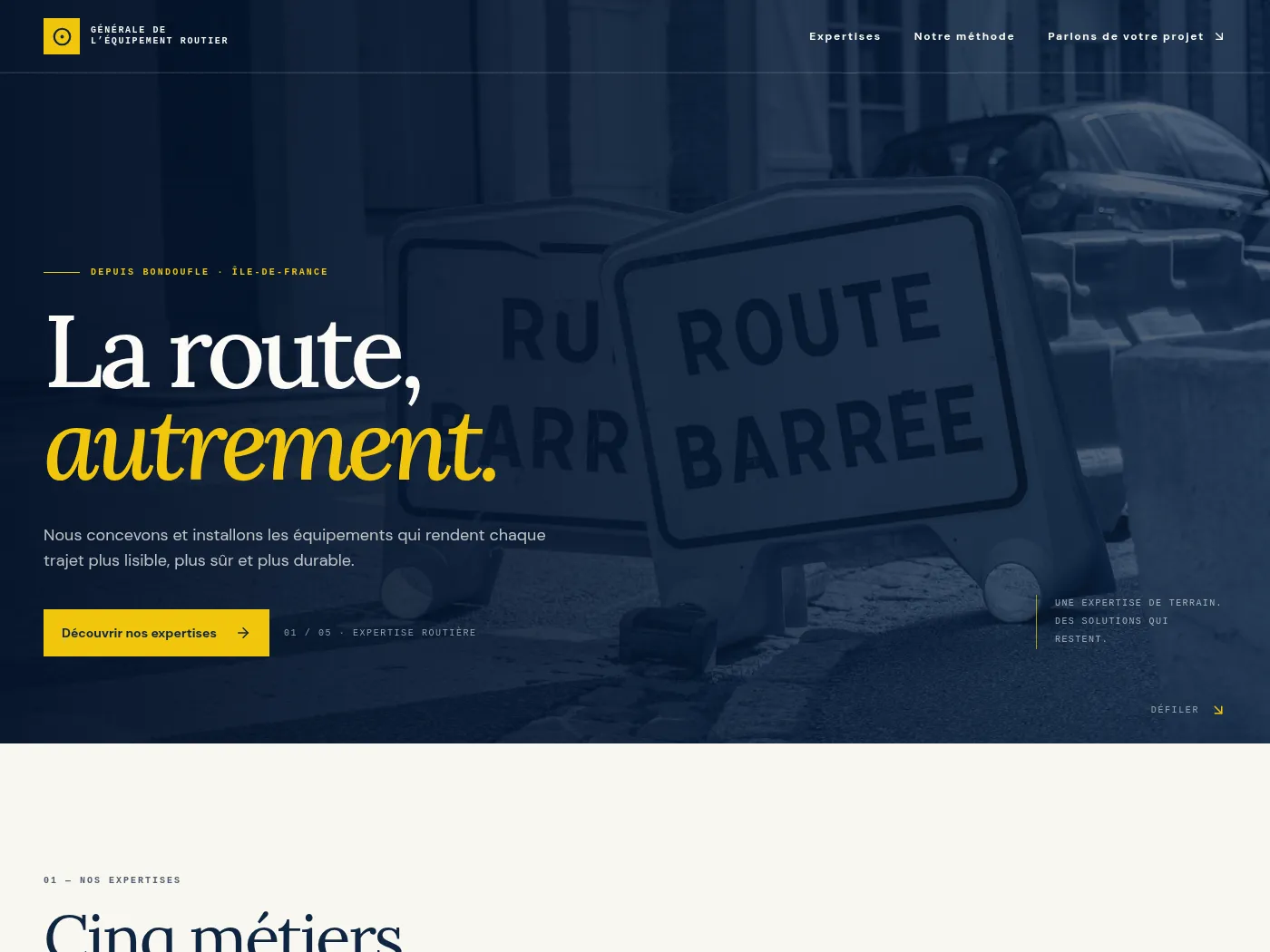 Générale Equipement Routier Site