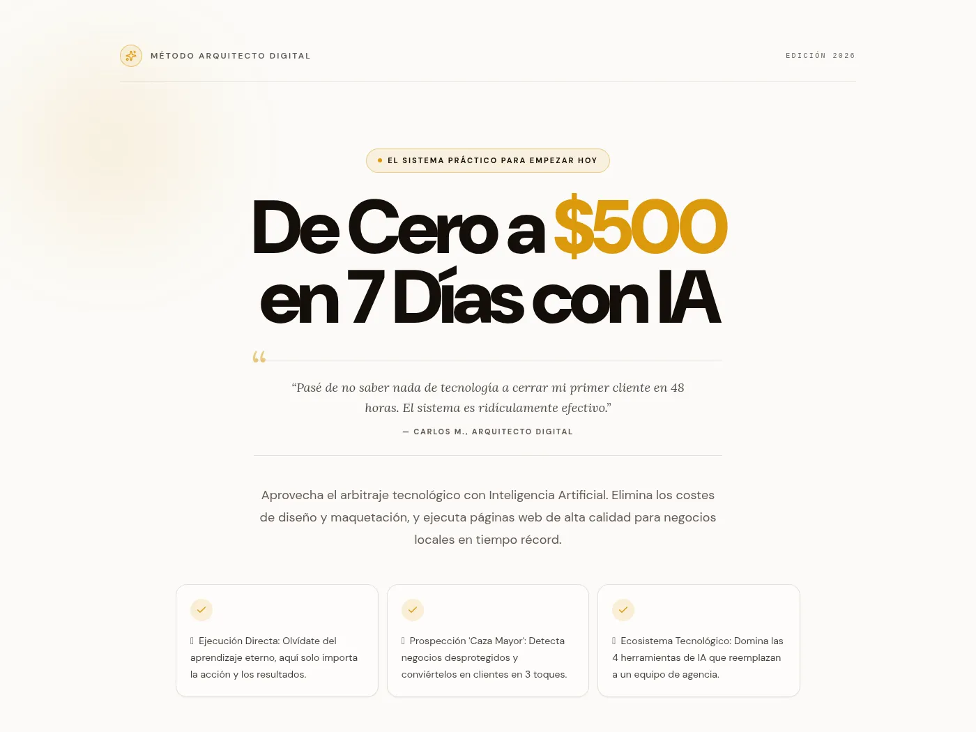 Método Arquitecto Digital LP