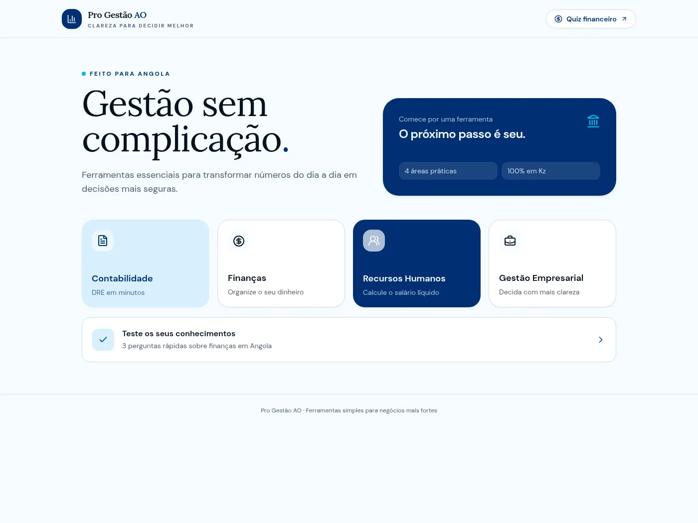 Pro Gestão AO
