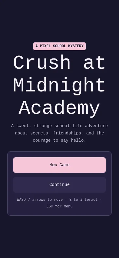Crush at Midnight Academy