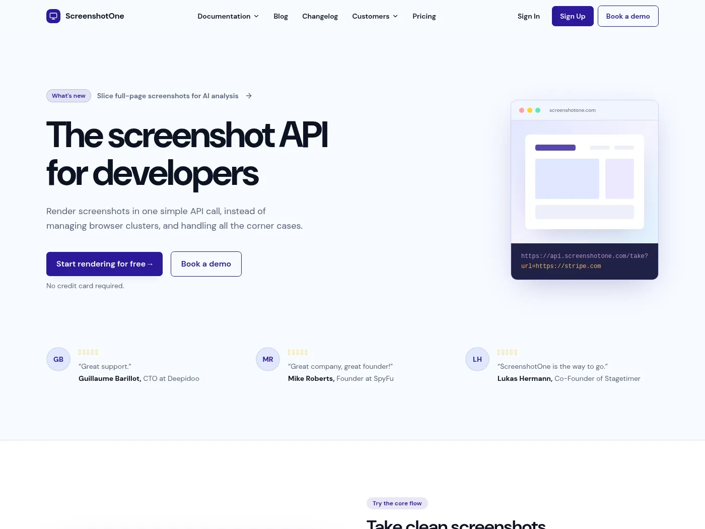 ScreenshotOne Rebuild