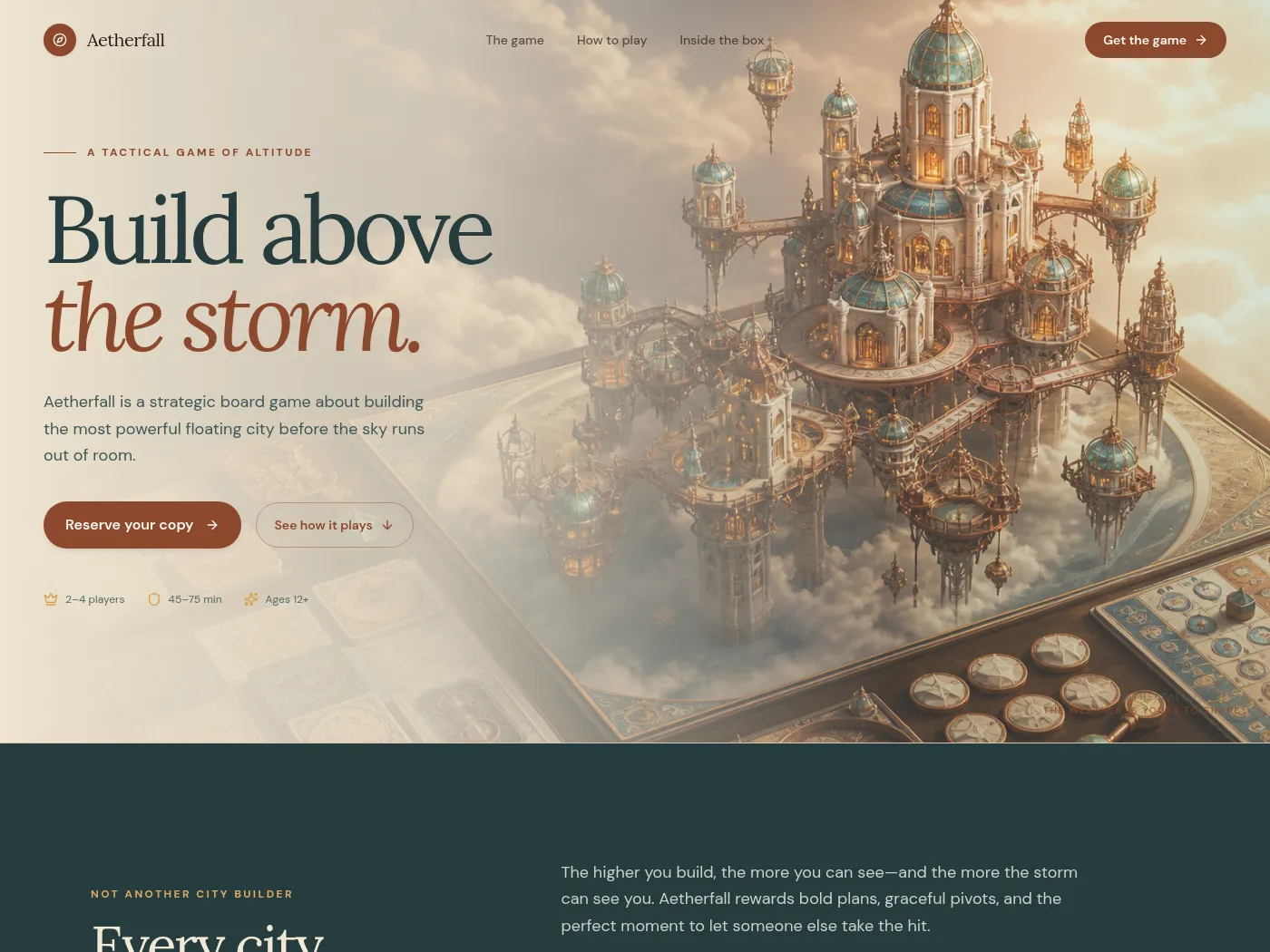 Skybound Strategy Game