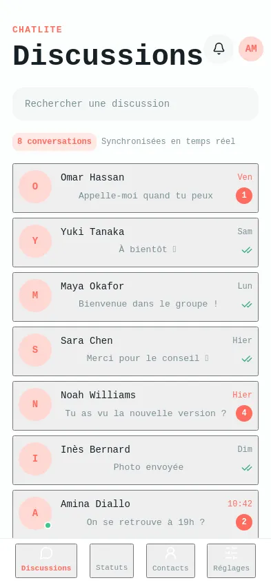 ChatLite Messenger