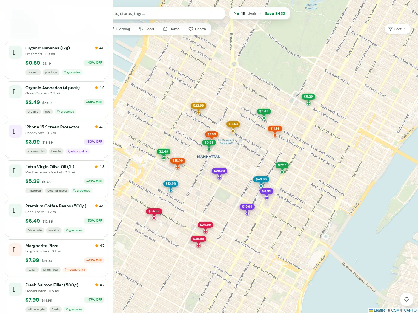 DealSpotter Map