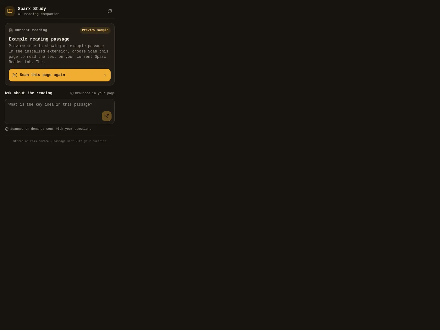 Sparx Reader AI Assistant