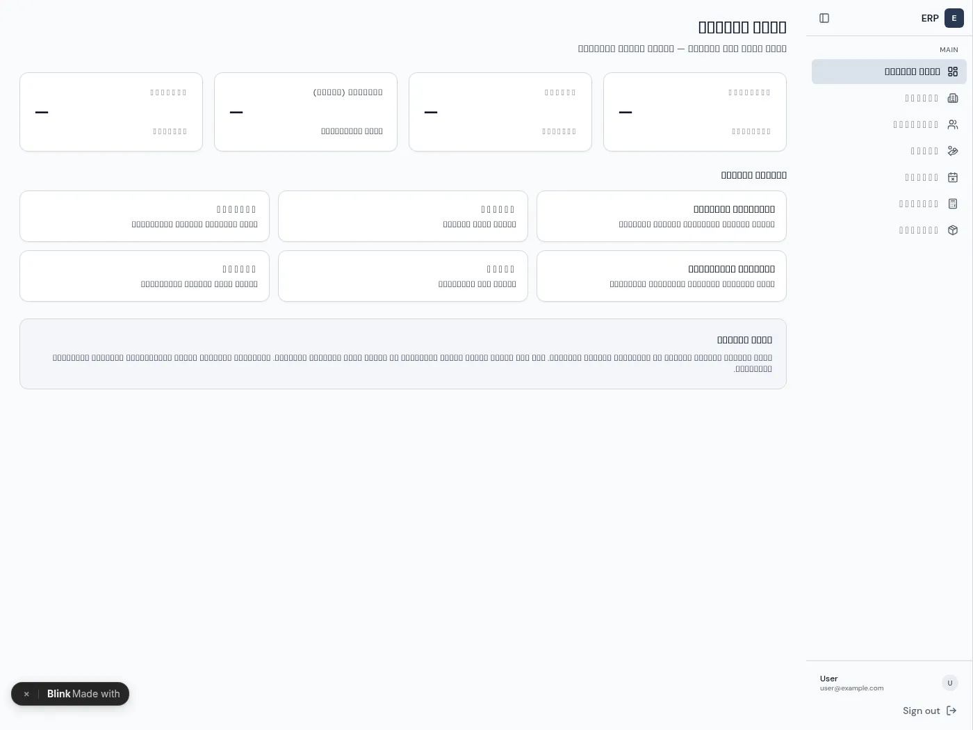 ERP System Overhaul