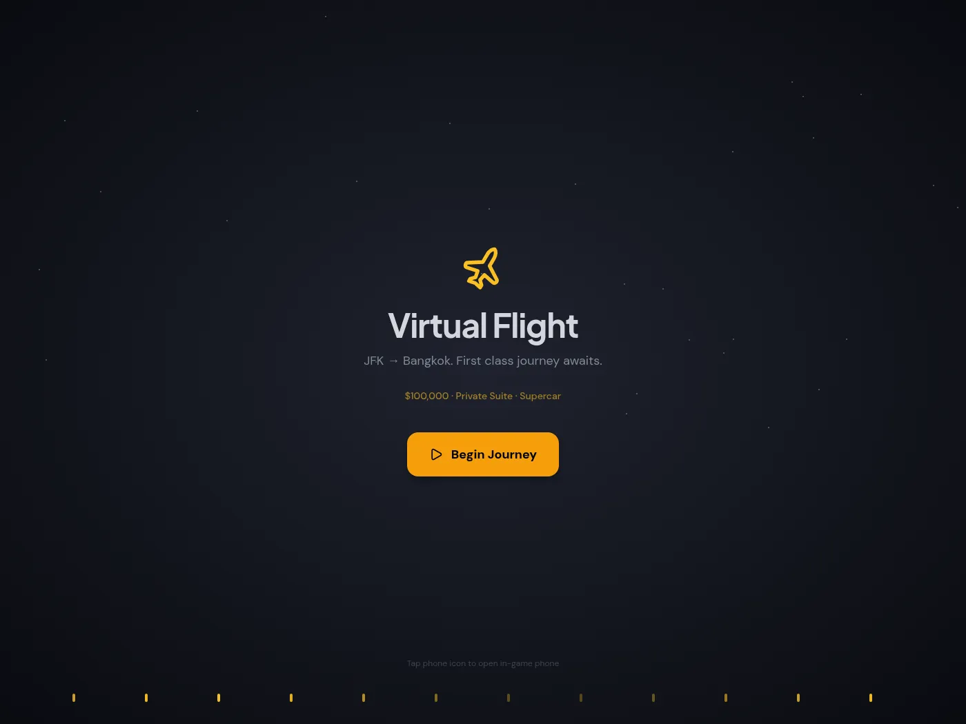 Virtual Flight Experience