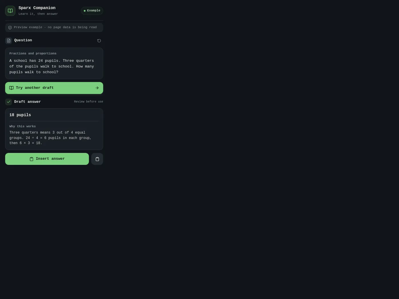 Sparx AI AutoComplete