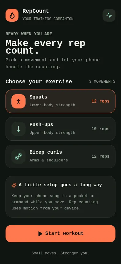 RepCount Coach