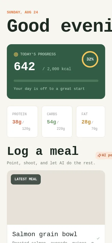 SnapMeal AI Tracker