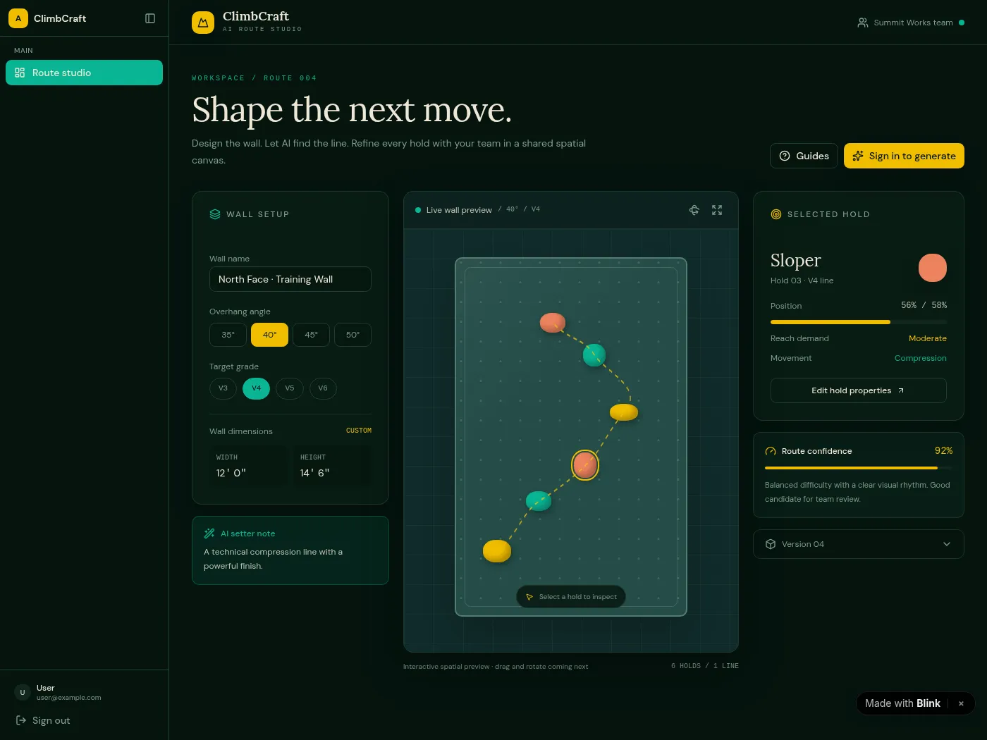ClimbCraft AI Suite