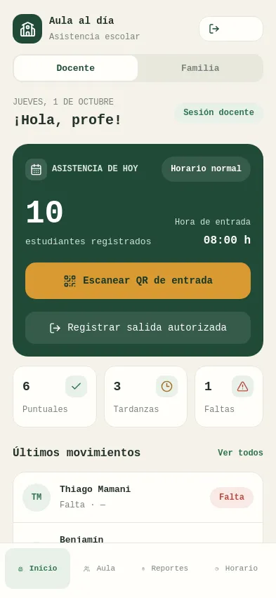 QR School Attendance App