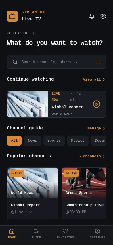 IBO-Like IPTV Player