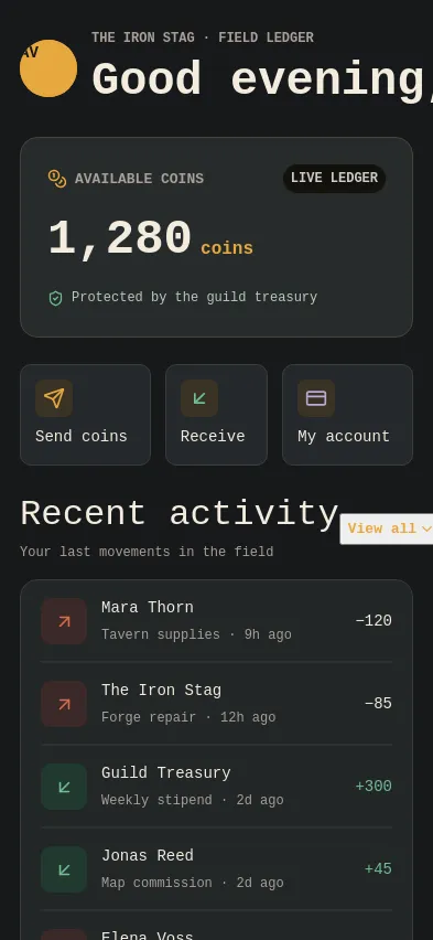 LARP Wallet Mobile
