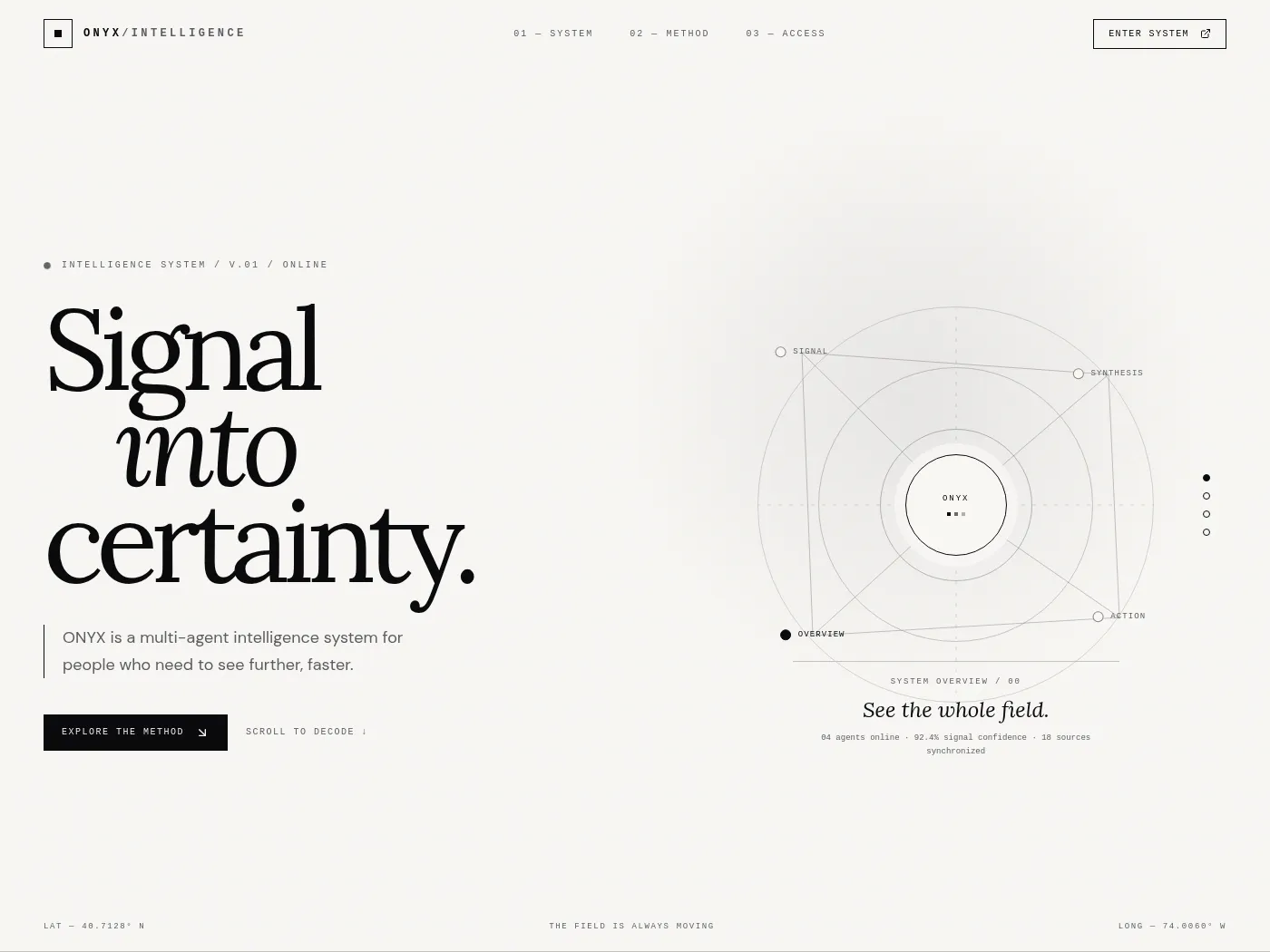 Onyx Intelligence Site