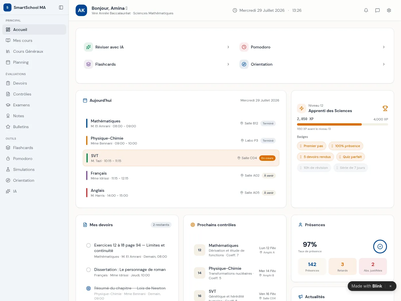 SmartSchool MA Platform