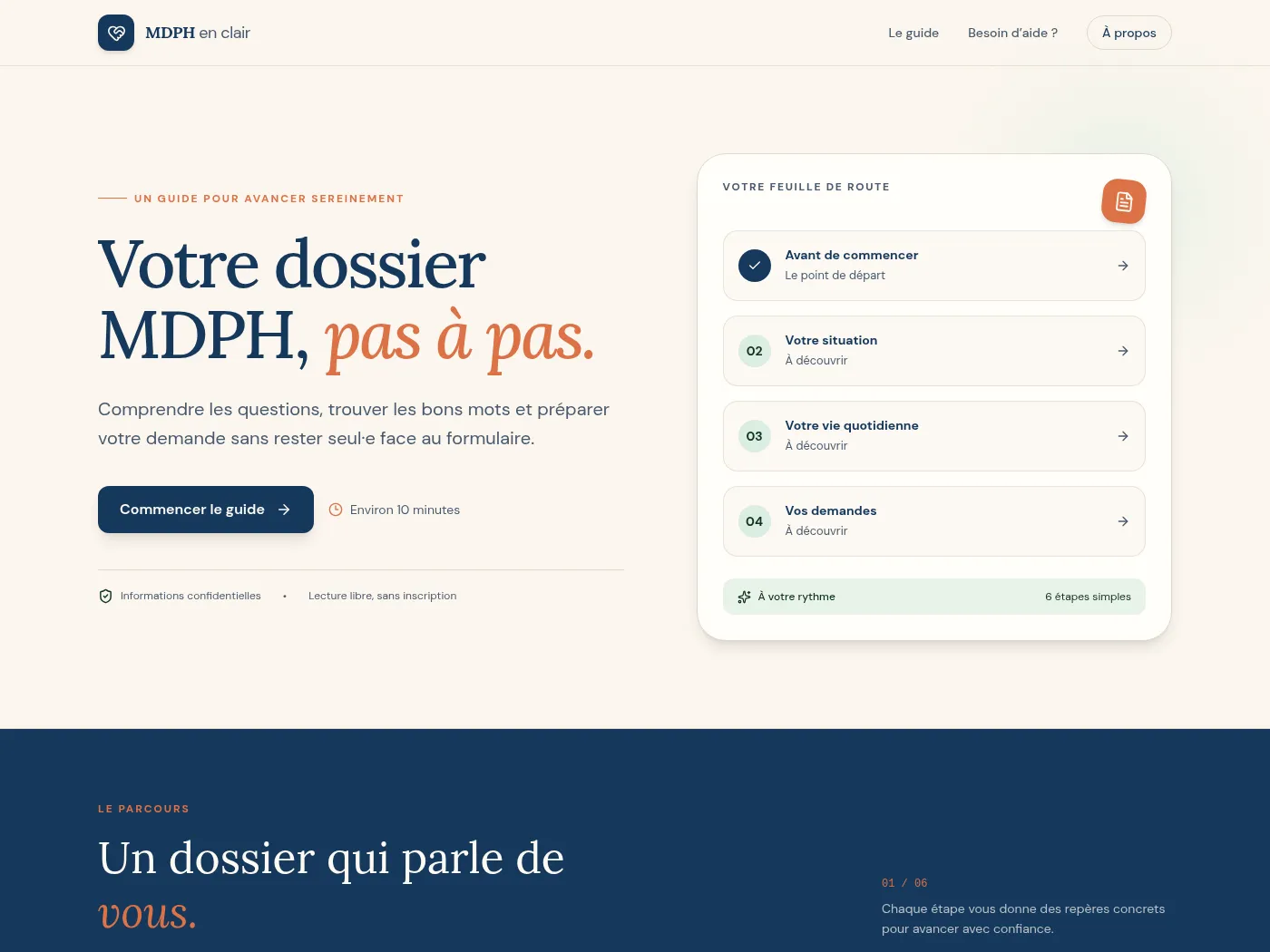 Dossier MDPH Guide